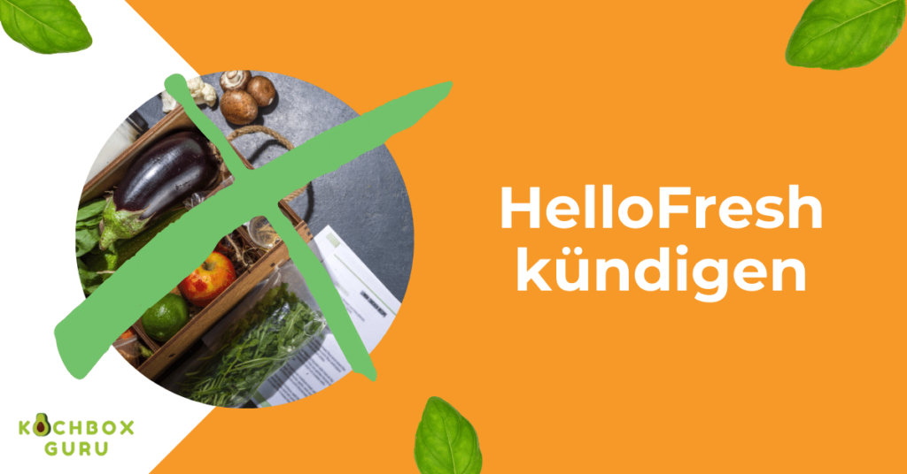HelloFresh kündigen: Wo, Vorlage und Konditionen - KochboxGuru